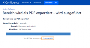 Confluence Seiten exportieren | Anleitung