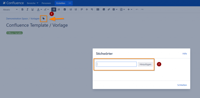 Mit Confluence eigene Templates erstellen