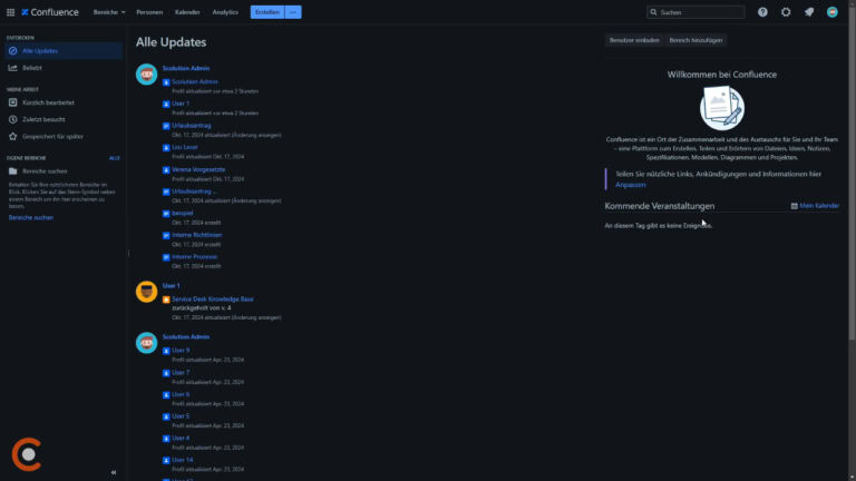 Dark Mode für Confluence Data Center aktivieren